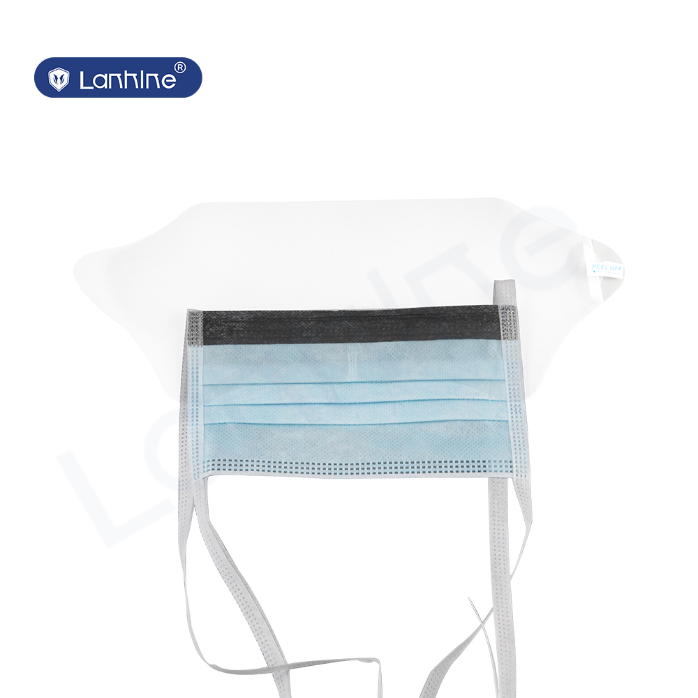 China Fluid Resistant Surgical Mask With Face Shield Manufacture and ...